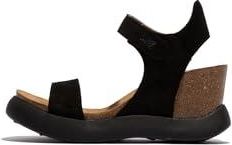 FLY London Womens GOGO967FLY Sandal, Black, 36