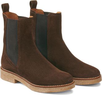 La Redoute Collections Boots En Cuir Talon Plat