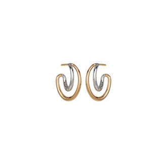 Charlotte Chesnais Charlotte Chesnais, Femme, Accessoires, Multicolore, Taille: ONE Size Mini Initial Hoop