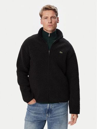 Lacoste Fleecejacke BH8672 Schwarz Regular Fit