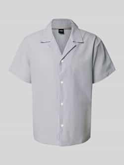 HUGO BOSS Regular Fit Freizeithemd mit 1/2-Arm Modell Velvetfish