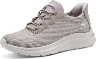 Tamaris Comfort Damen Step IN Sneaker flach zum Schlupfen Leicht, Braun (Taupe), 36 EU