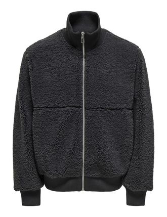 Only & Sons Herren Onsray Sherpa Jacket OTW, Phantom, l