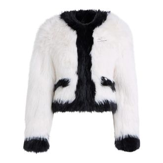 Karl Lagerfeld Faux-Fur Jacke - - Jackets - Damen - Wei&szlig; - M