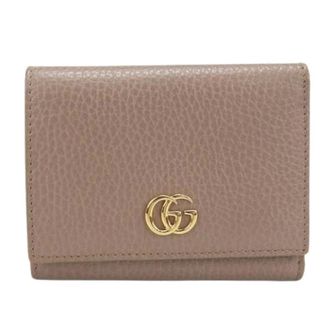 Gucci Portefeuille Tri-fold Pre-owned - Femme - Pre-owned - Brun - Taille: ONE Size