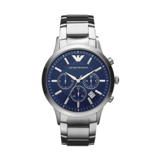 Emporio Armani Ar2448 Chronograph-Uhr - - Accessories - Herren - Grau - ONE SIZE