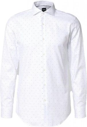 HUGO BOSS Homme, Chemises, Blanc, Taille: 3XL Formal Shirt