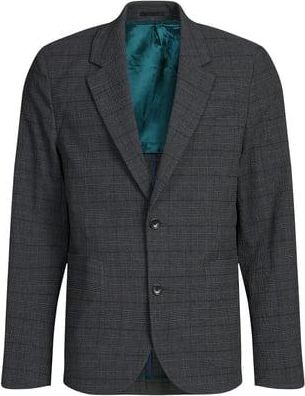 Paul Smith Blazer &agrave; carreaux en coton m&eacute;lang&eacute;