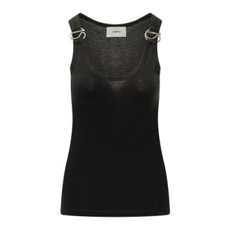 Coperni Femme, Tops, Noir, Taille: 36 FR Hauts sans manches