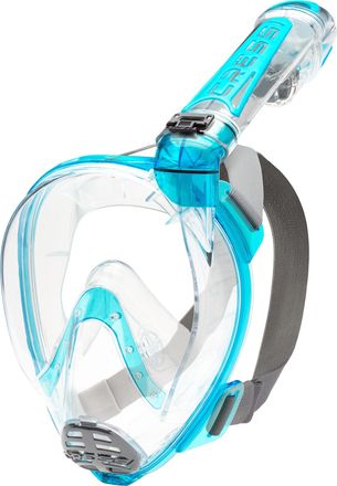 Cressi Duke Dry Full FACE MASK Clear/Aquamarine S/M