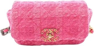 Chanel Sac banane vintage doccasion - Femme - Pre-owned - Rose - Taille: ONE Size