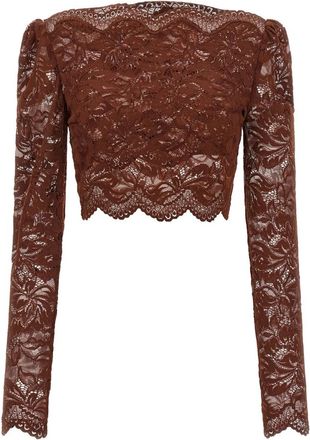 Paco Rabanne Femme, Tops, Brun, Taille: 36 FR Hauts