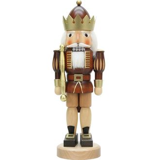 Christian Ulbricht Nussknacker K&ouml;nig natur - 39cm