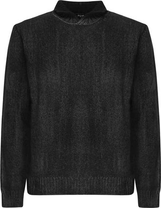 Dondup Pull Col Roul&eacute; - Gris