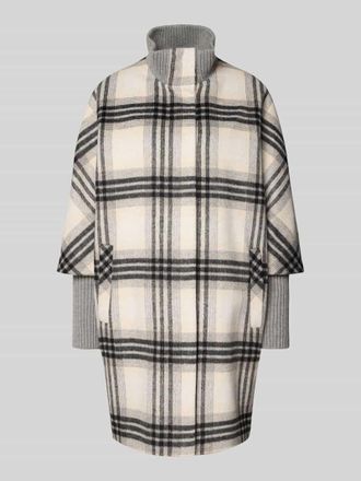 Comma Mantel mit Stehkragen