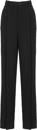 Elisabetta Franchi Femme, Pantalons, Noir, Taille: 36 FR Wide Pantalons