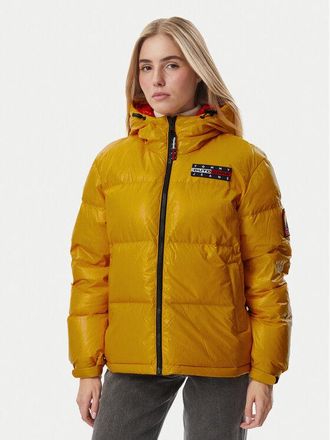 Tommy Jeans Daunenjacke Alaska DW0DW23802 Gelb Oversize
