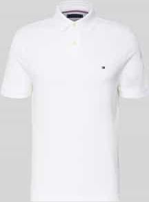 Tommy Hilfiger Regular Fit Poloshirt mit Logo-Stitching