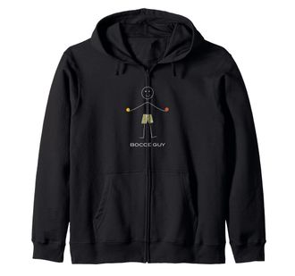 Whyitsme Design Lustiger Bocci-Ball f&uuml;r Herren Kapuzenjacke