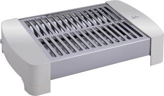 Jata JETT0201 Small Horizontal Toaster with 2 Quartz Resistors, Removable Crumb Drawer, 300 W, Easy Storage: 34 x 19 x 7 cm, Weiß