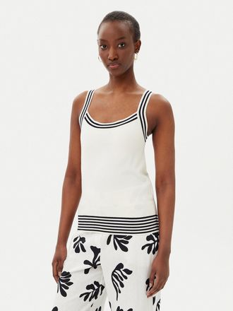 Marella Top Germana 2515361061 &Eacute;cru Slim Fit