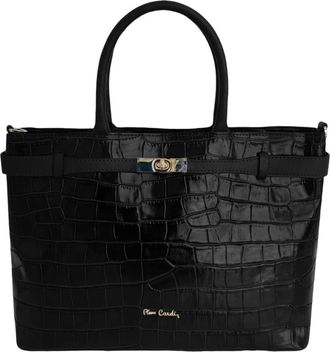 Pierre Cardin Sac &agrave; main &agrave; poign&eacute;e sup&eacute;rieure - Femme - Sacs - Noir - Taille: ONE Size