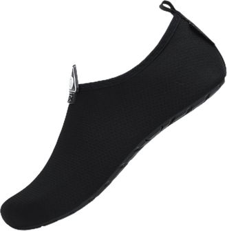 Saguaro Wassersportschuhe Herren Damen Schwimmschuhe Schnell Trocknend Aquaschuhe rutschfest Leicht Surfschuhe Bequeme Badeschuhe, Leicht Schwarz 46/47