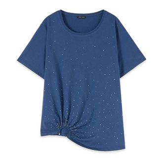Fiorella Rubino Damen, Oberteile, Blau, LGr&ouml;&szlig;e