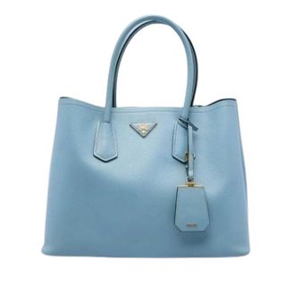 Prada Pre-owned Cuir sacs-prada - Femme - Pre-owned - Bleu - Taille: ONE Size