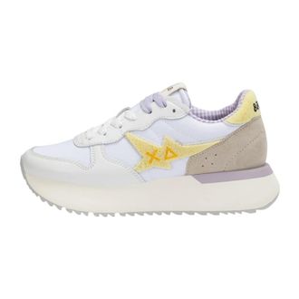 Sun 68 Big Stargirl Spongee Logo - - Shoes - Damen - Wei&szlig; - 38 EU