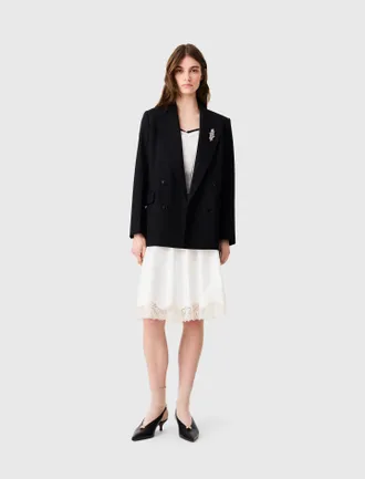 Maje Veste &Agrave; Double Boutonnage - Noir - Maje