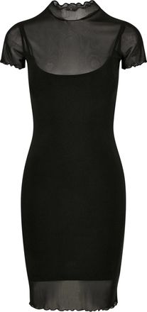 Urban Classics Kleid Zweilagig f&uuml;r Damen (Schwarz)