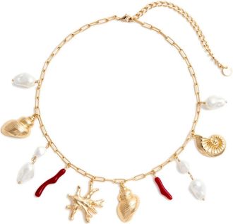 Self Portrait Bijoux Halskette - - Accessories - Damen - Gelb - ONE SIZE