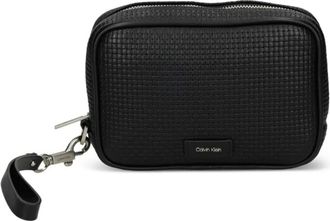 Calvin Klein Kulturbeutel mit Handgelenkschlaufe - Schwarz