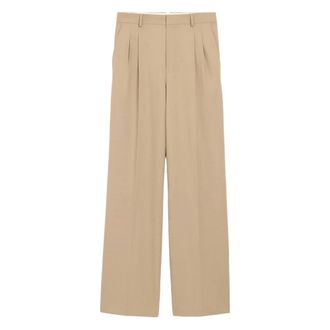 Ami Homme, Pantalons, Beige, Taille: W42 Low Waist Wide Pantalons