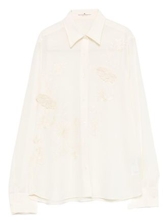 Ermanno Scervino Chemise en soie brod&eacute;e Ermanno Scervino