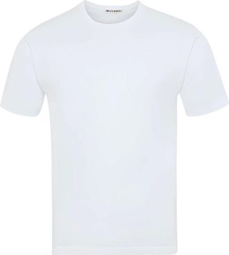 J.W.Anderson Homme, Tops, Blanc, Taille: XL T-Shirt Ancre Brod&eacute;