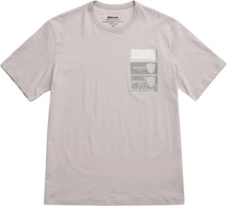 Blauer Homme, Tops, Gris, Taille: XL Palmer Reflective T-Shirt