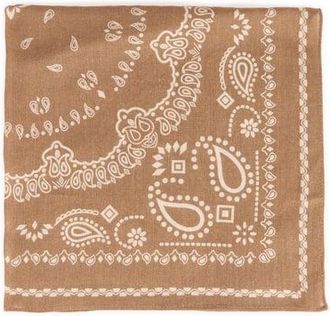 Saison 1865 Carr&eacute; imprim&eacute; bandana en coton m&eacute;lang&eacute;