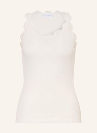 Rich & Royal Top Mit Spitze weiss