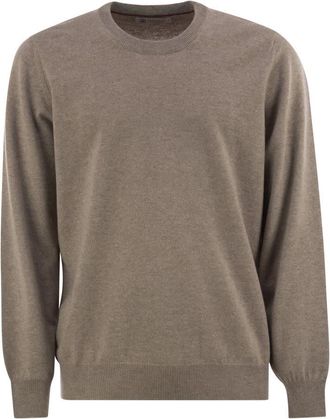 Brunello Cucinelli Reiner Kaschmir Rundhalspullover