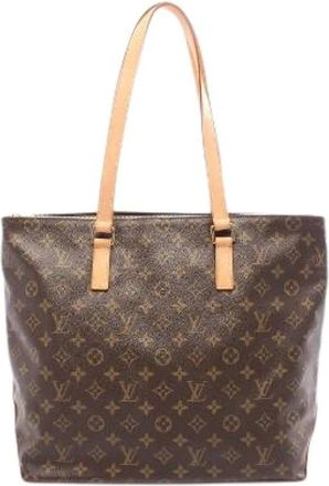 Louis Vuitton Pre-owned Cabas Mezzo Monogram Coated Canvas Tote Bag - - Pre-owned - Damen - Braun - ONE SIZE