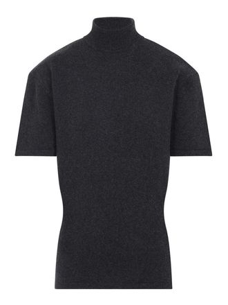 Jacquemus Pull Col Rond - Gris Foncé