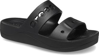 Crocs Herren Baya Platform Sandal Sandalen, Black, 41/42 EU