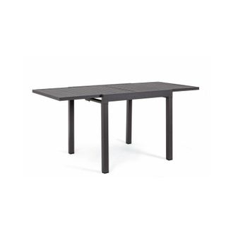BIZZOTTO Bizzotto - Table de jardin extensible 83/166 cm en aluminium anthracite - amina