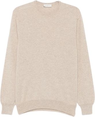 PIACENZA 1733 Beige Cashmere Sweater Aw25 - - Knitwear - Herren - Beige - L