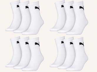 Puma Sportsocken Short Crew 12-Pack weiss