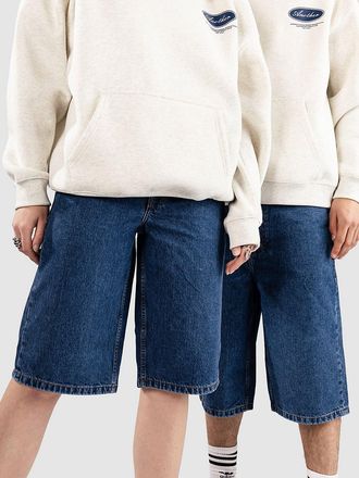 Solid SDTOMMY Shorts middle blue denim
