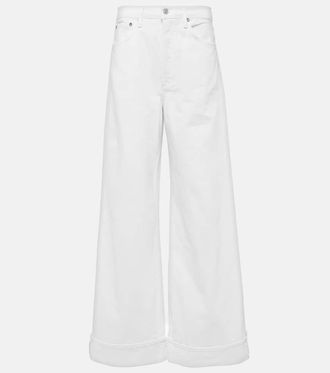 A Gold E Jean ample Dame Jean à taille haute