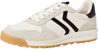 Tamaris Damen Schn&uuml;rer Leder beige 38